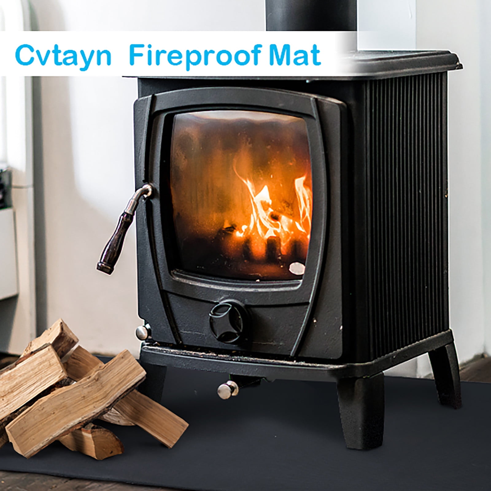 Jierger Under BBQ Grill Mat for Outdoor Charcoal Flat Top Gas Grills ...