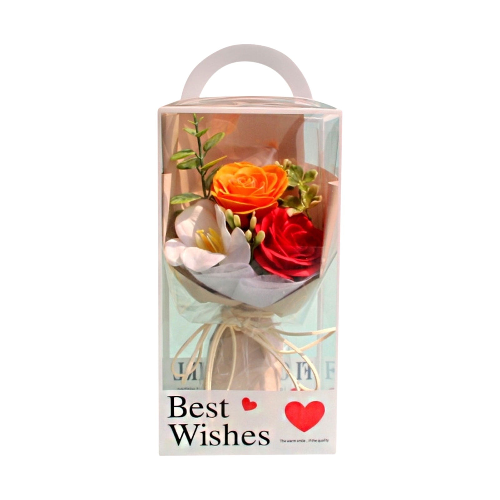 Jierger Valentine's Day Soap Bouquet Chinese Valentine's Day for Girls ...