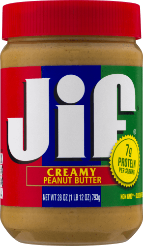 Jif Creamy Peanut Butter - 28.0 Oz (Pack of 24) - Walmart.com