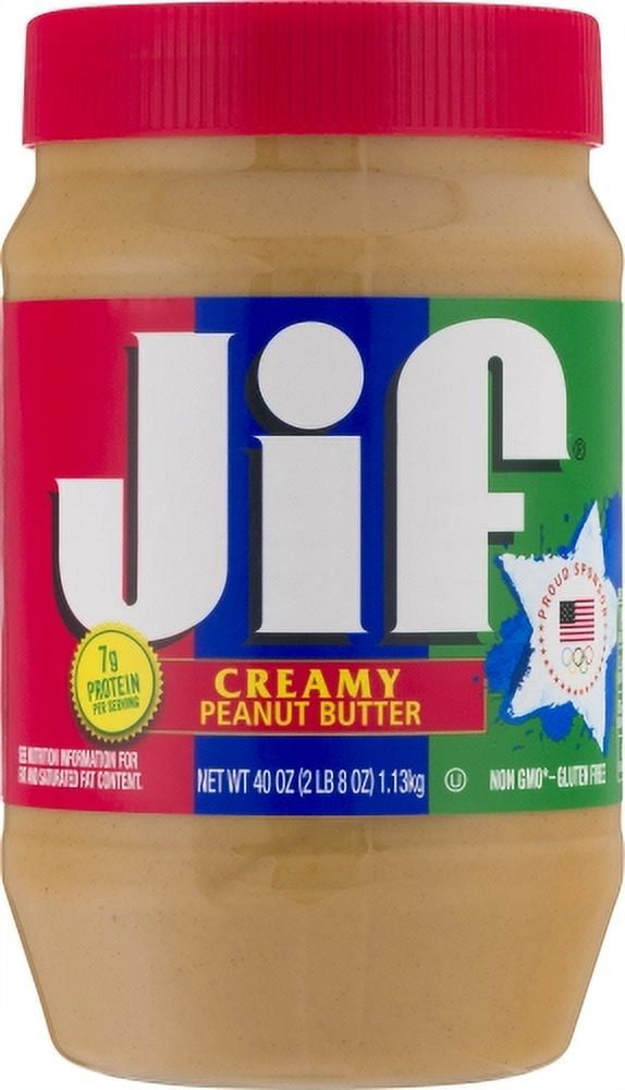 Jif Creamy Peanut Butter 40 oz (Pack of 10) - Walmart.com