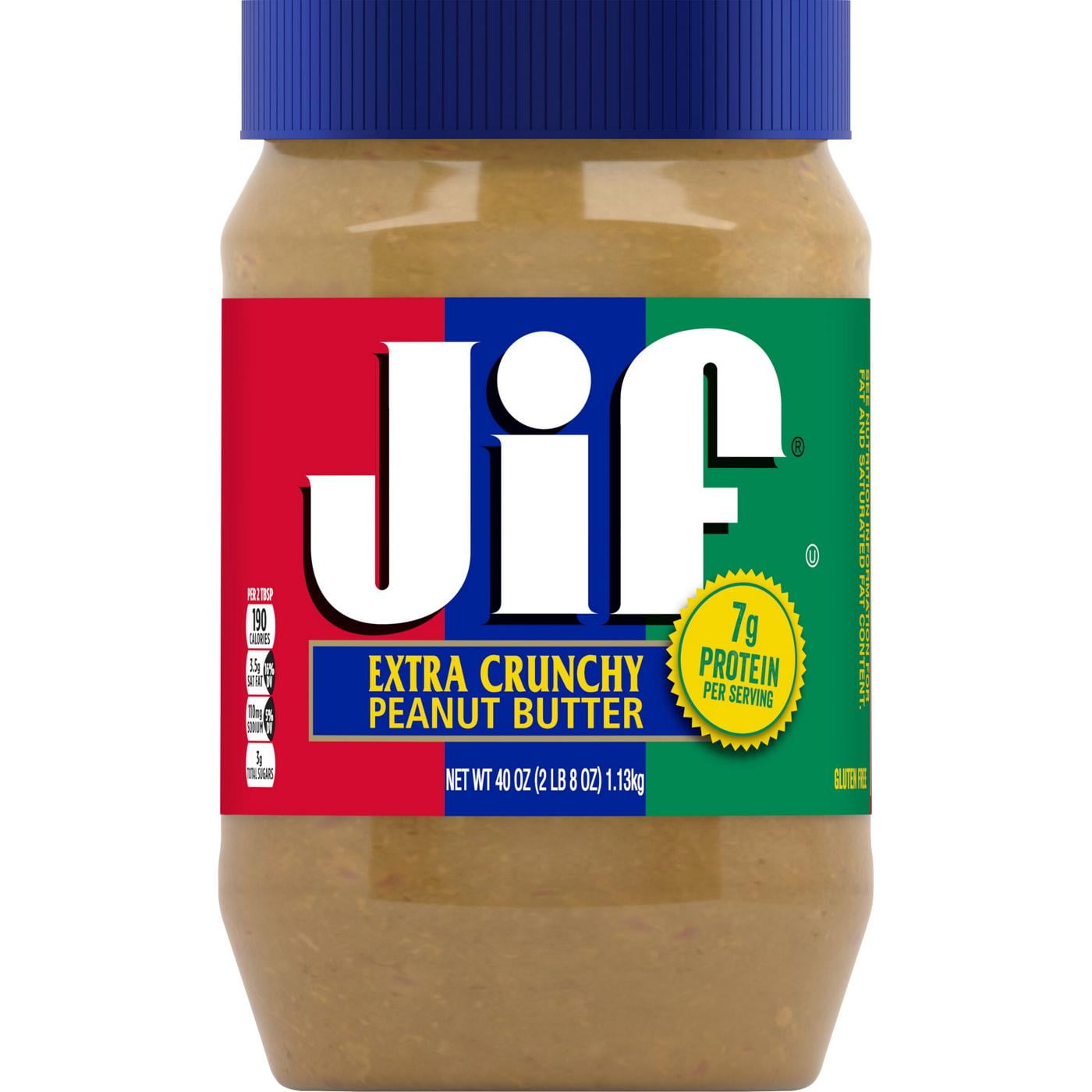 2 Pack Jif Extra Crunchy Peanut Butter - Walmart.com