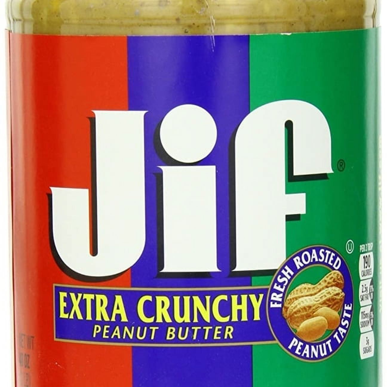 Jif Extra Crunchy Peanut Butter Twin Pack, 2 - 48 Ounce Jars - Walmart.com