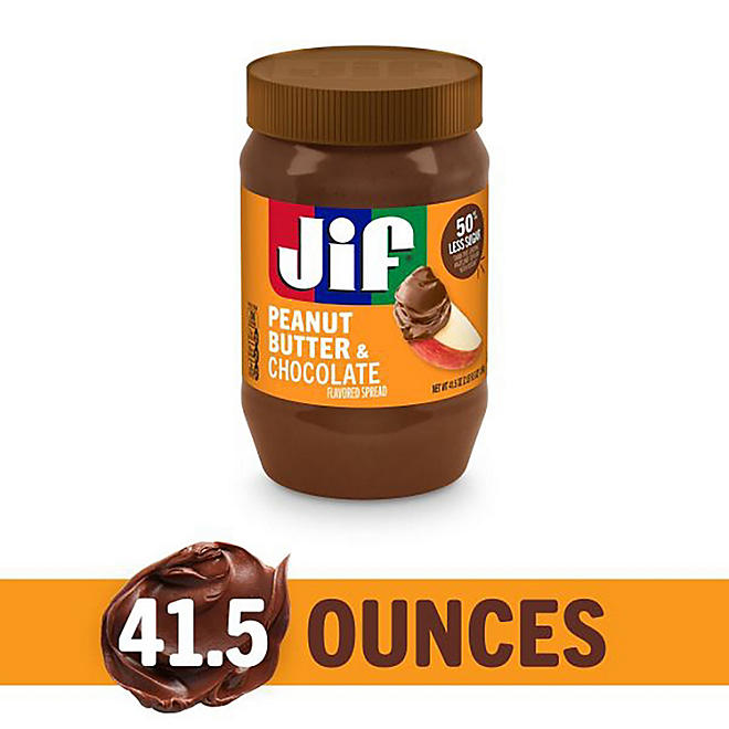 JIF Peanut Butter Chocolate Jar, 41.5 oz. - Walmart.com