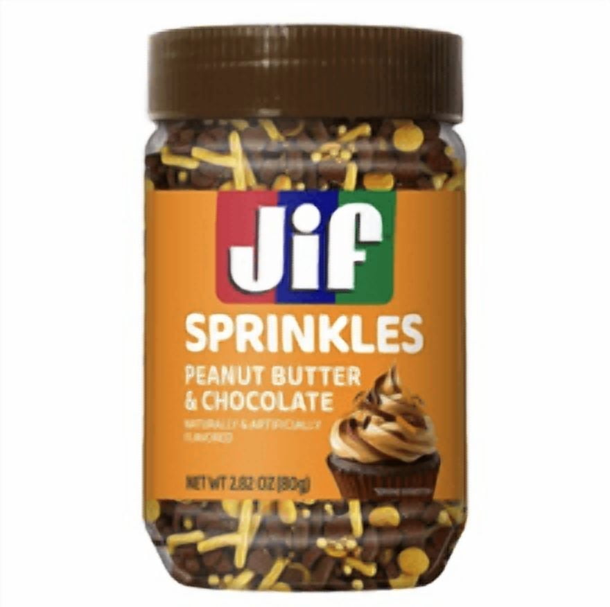 My Favorite Co Jif Peanut Butter And Chocolate Sprinkles 2.82 Oz Sweet ...