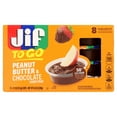 Jif To Go Peanut Butter and Chocolate Flavored Spread, 8 Individual ...