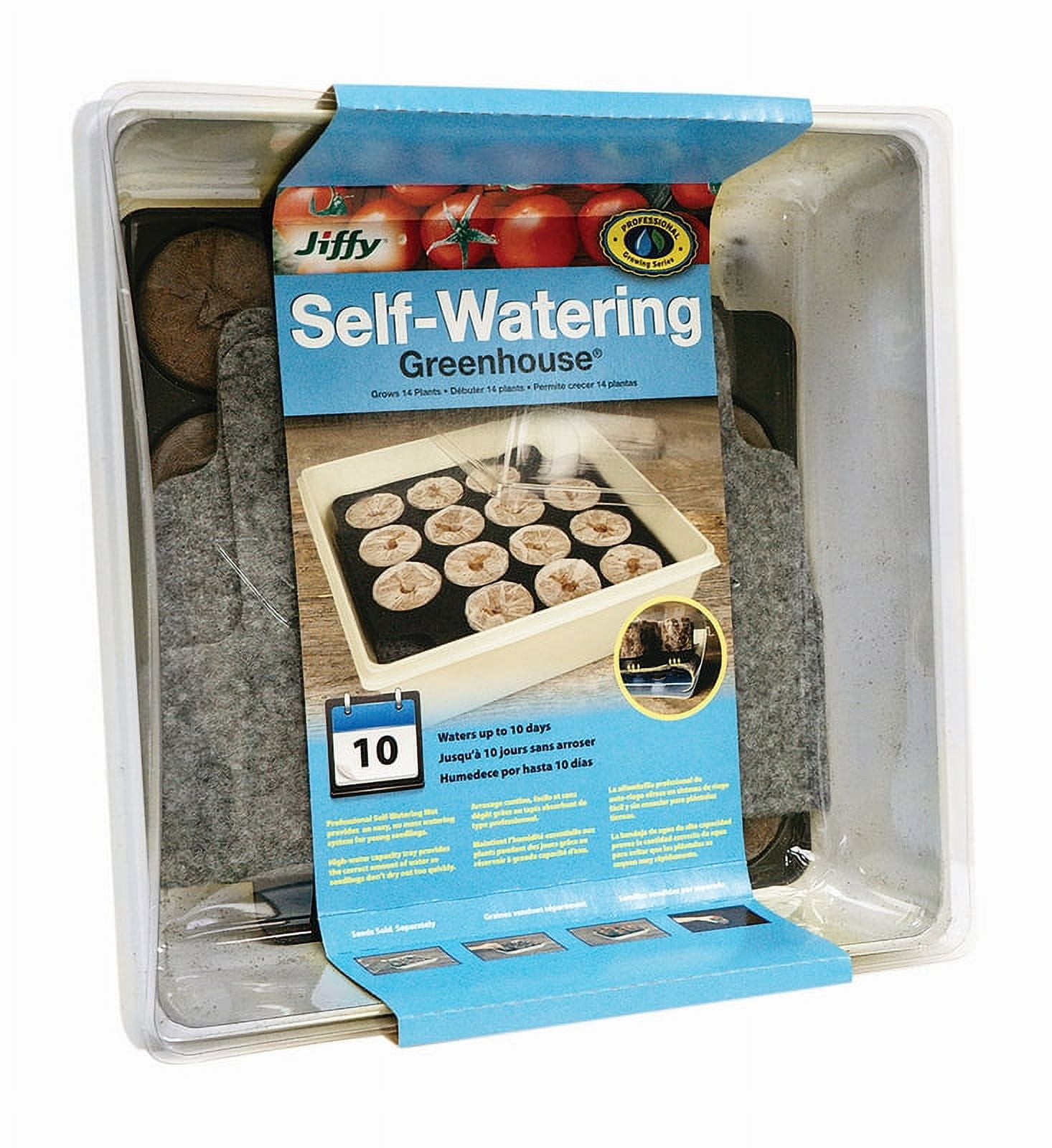 Jiffy 14 Cells 11 in. H X 11 in. W Seed Starting Kit 1 pk - Walmart ...