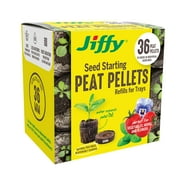 Jiffy Natural & Organic Seed Starting Soil, 12 QT - Seedling Growing ...