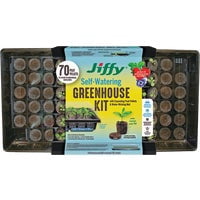 Jiffy 70-Cell Self Watering Greenhouse Seed Starter Kit 70CELL SLFWTR ...
