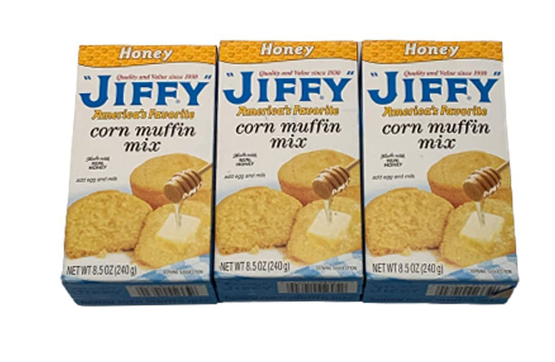Jiffy Americas Favorite Honey Cornbread Muffin Mix - 3 Pack - Walmart.com