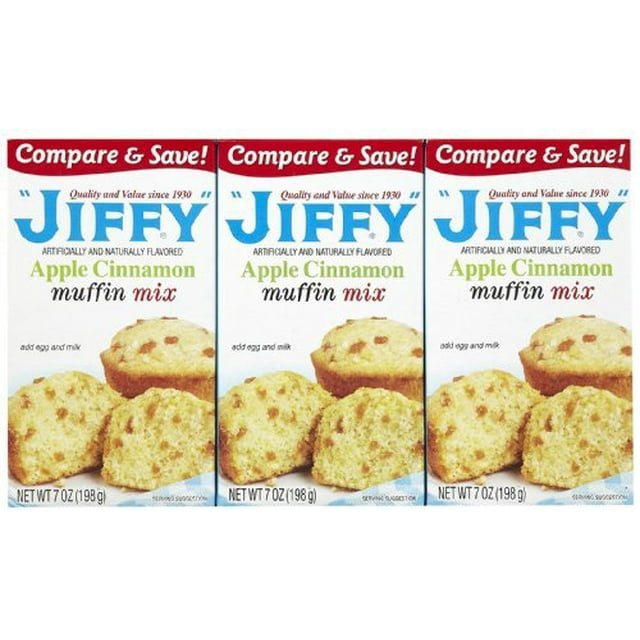 Jiffy Cinnamon Mix, 7 oz, 3 pk by Jiffy - Walmart.com