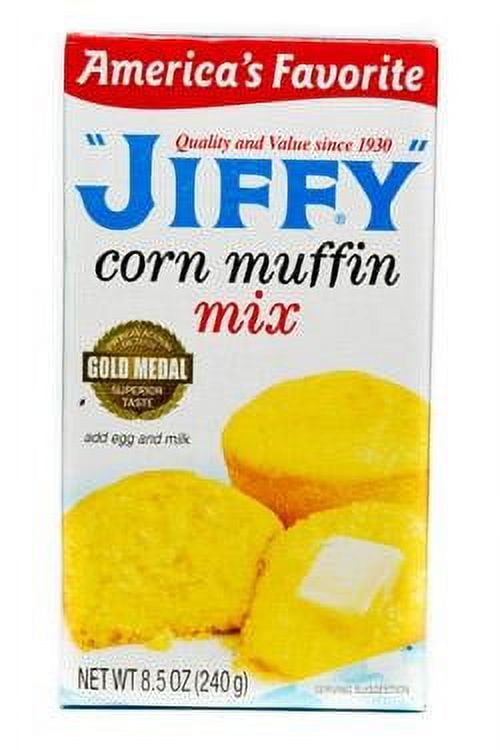Jiffy Original Quick Cornbread Mix, Sweet Box, 8.5 Oz (Pack of 4 ...