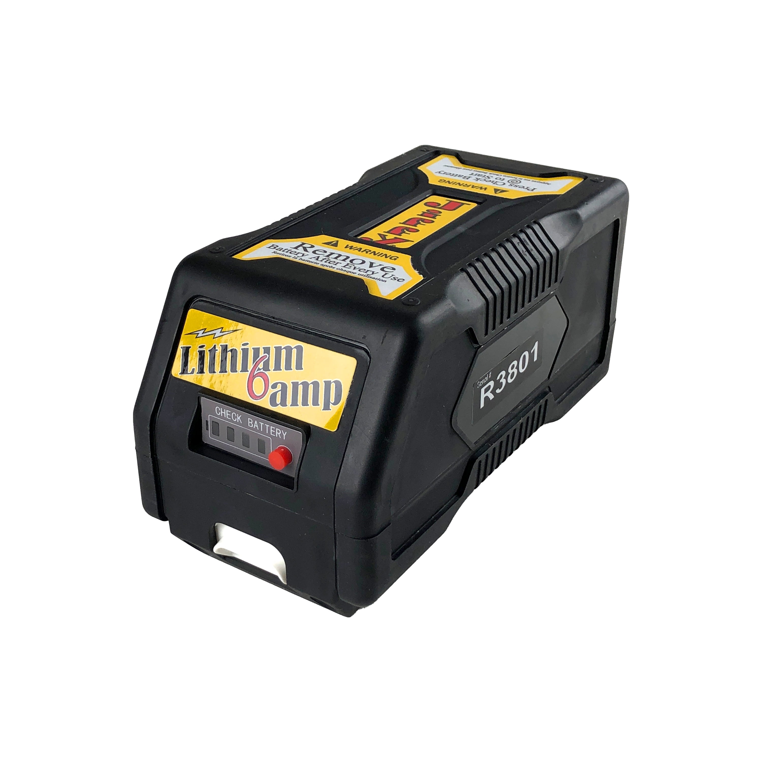 Jiffy E6 Lightning Battery, 40V, 6 Amp-Hour, Auger Accessory, Black ...