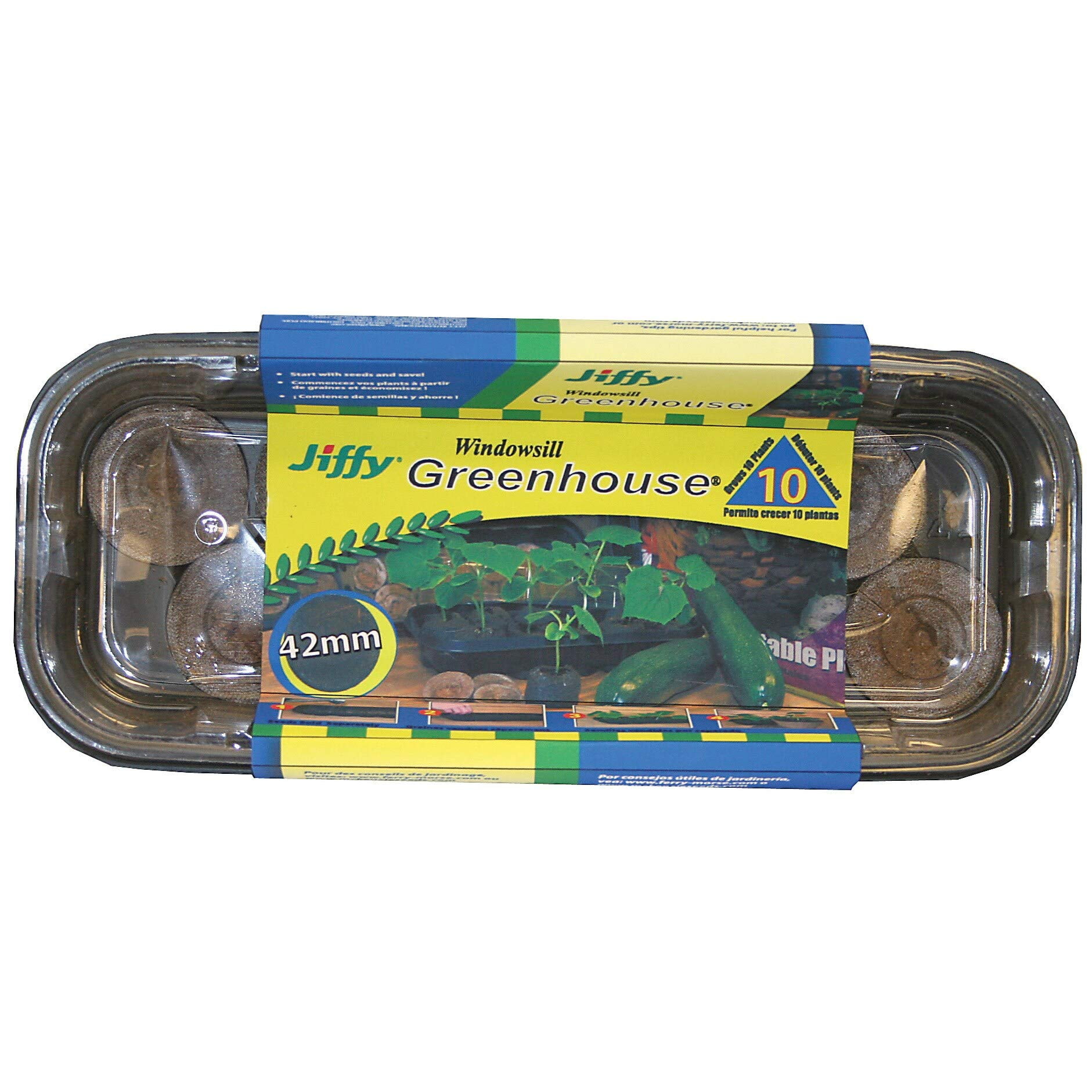 Jiffy J410 Seed FEV6 Starter Kit, Clear/Black - Walmart.com