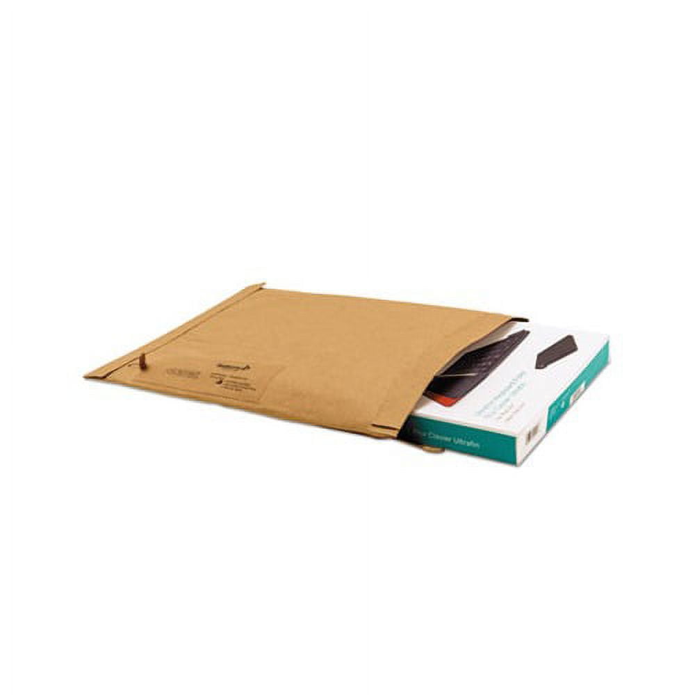 Jiffy Padded Mailer 0, Paper Lining, Fold Flap Closure, 6 x 10, Natural ...