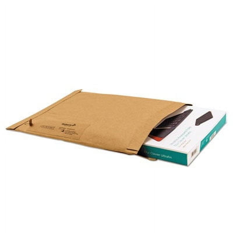 Jiffy Padded Mailer, #0, Paper Lining, Fold Flap Closure, 6 x 10 ...