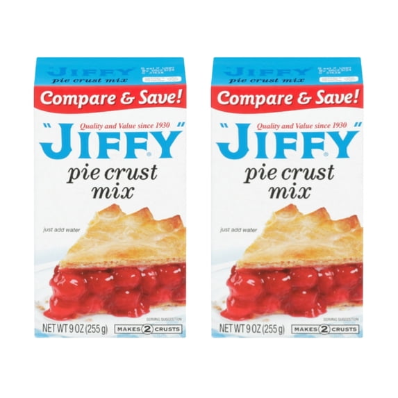 Jiffy Pie Crust Mix, 9.0 oz (2 pack) - Walmart.com