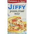 Jiffy Pizza Crust Mix Pack of 6, Easy to Prepare, Wholesome Ingredients ...