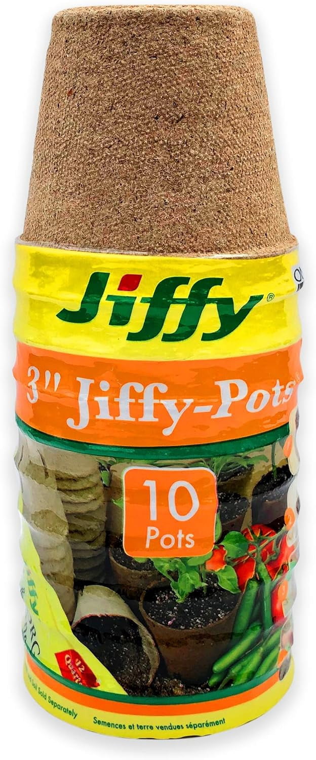 Jiffy Pots 3" Round 10 Pack - Walmart Business Supplies