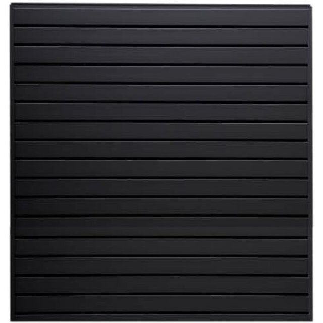 Jifram 01000800 Easy Living Easy Wall Slat Wall Kit, Black - Walmart.com