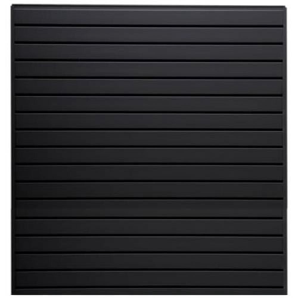 Jifram 01000800 Easy Living Easy Wall Slat Wall Kit, Black - Walmart.com