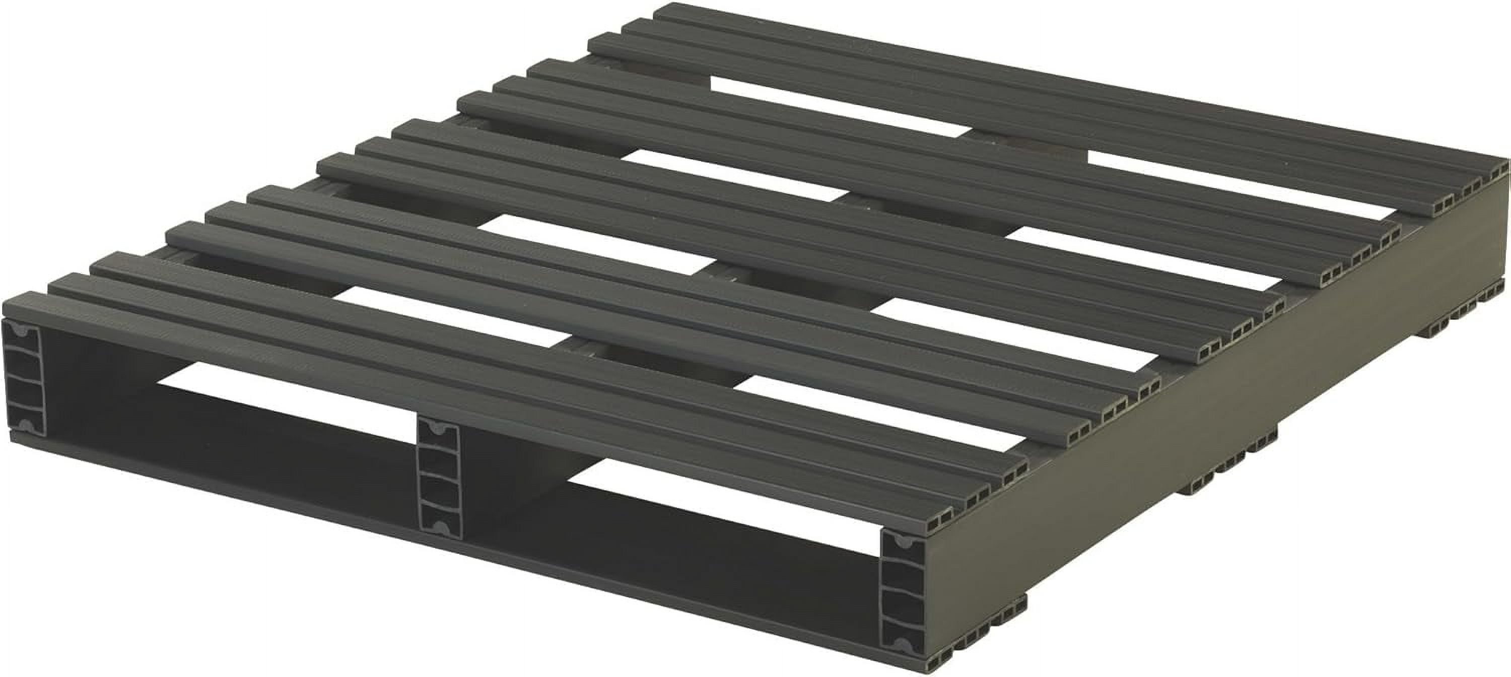 Jifram 05000092 36-Inch by 32-Inch 2-Way Entry Recycled Plastic Pallet ...