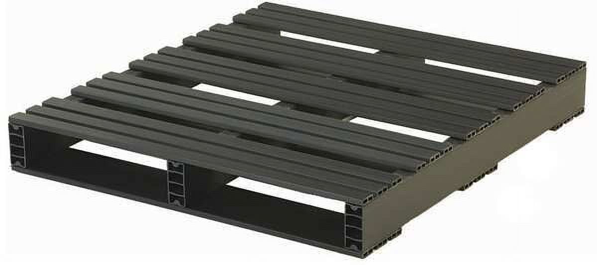 Jifram Extrusions 2000 lbs Capacity 36x32in Recycled Plastic Pallet, 2 ...