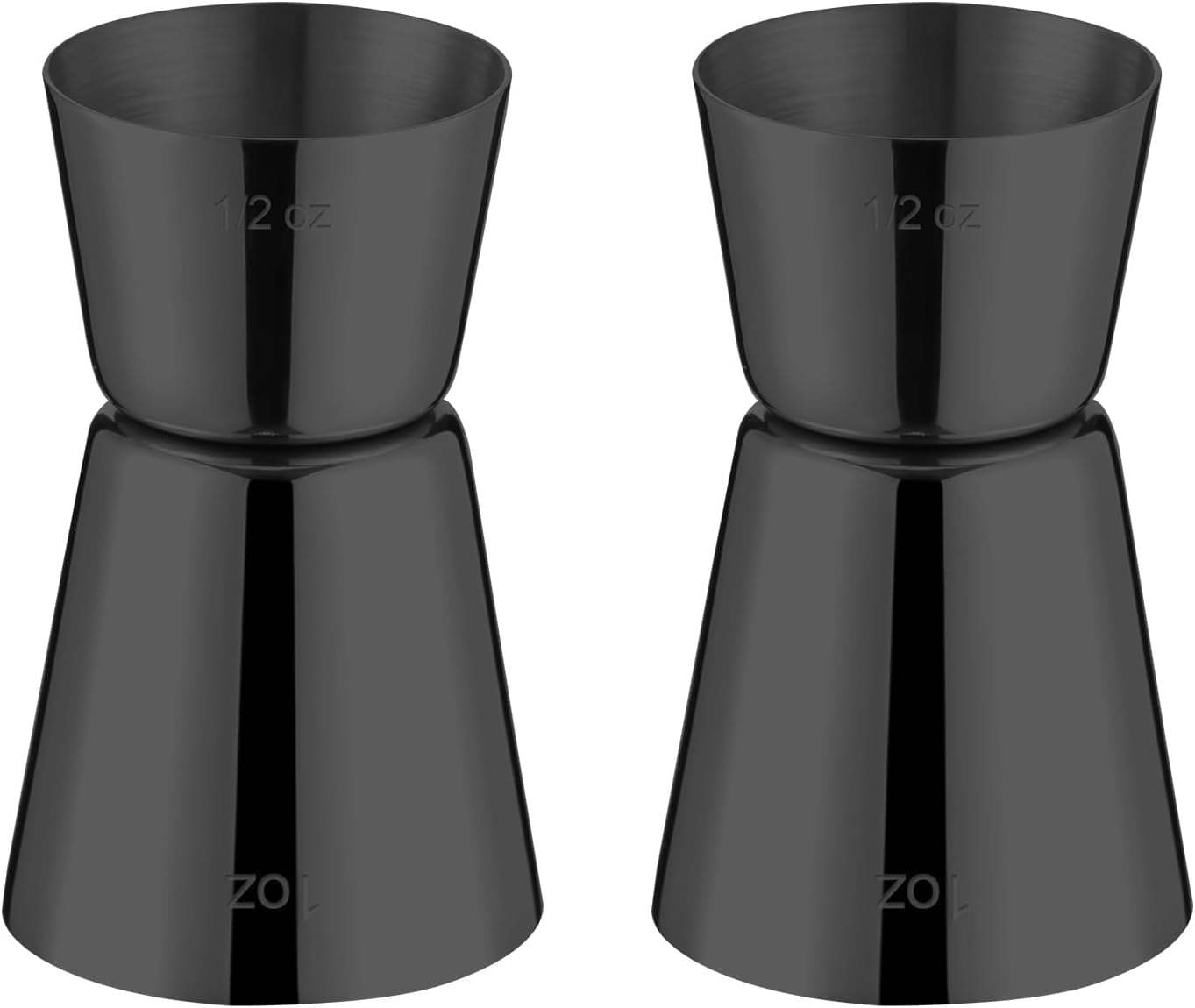 Jigger for Bartending, 2 count Double Jigger 304 Grade Stainless Jigger ...