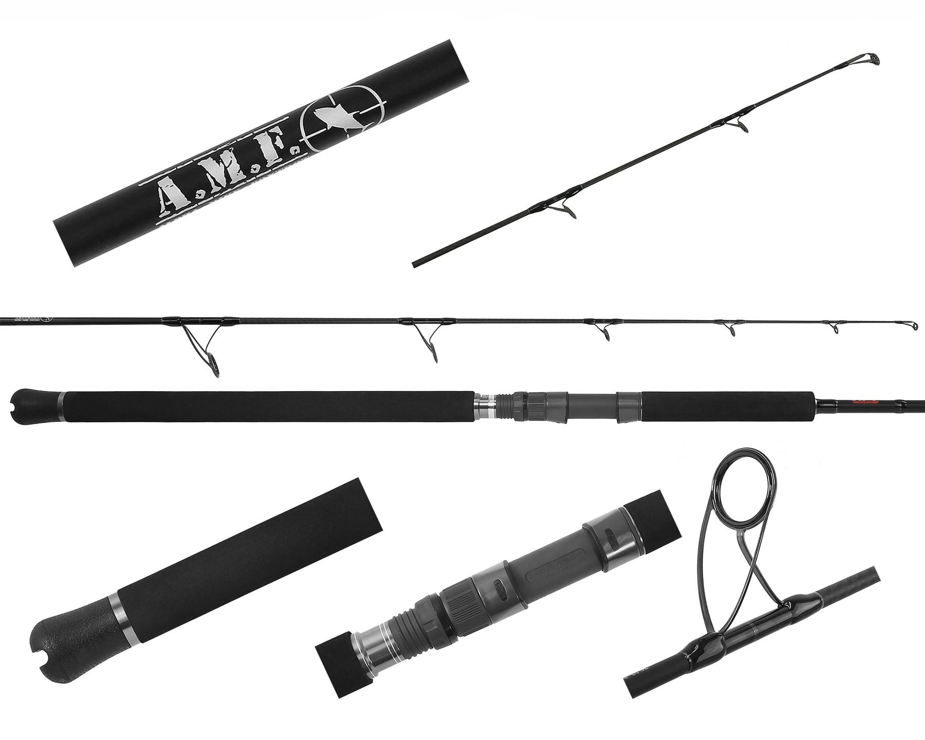 Jigging World AMF Popping Spinning Rods Style: JW-AMF-P400S - Walmart.com