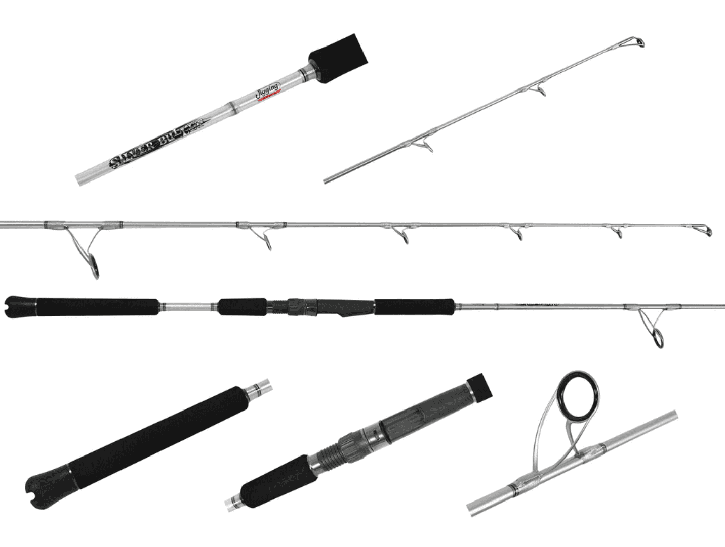 Jigging World JW-SBJ601S-350 Silver Bullet Jigging Spinning Rods ...