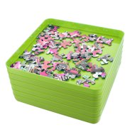 Becko US Stackable Puzzle Sorting Trays Jigsaw Puzzle Sorters with Lid ...