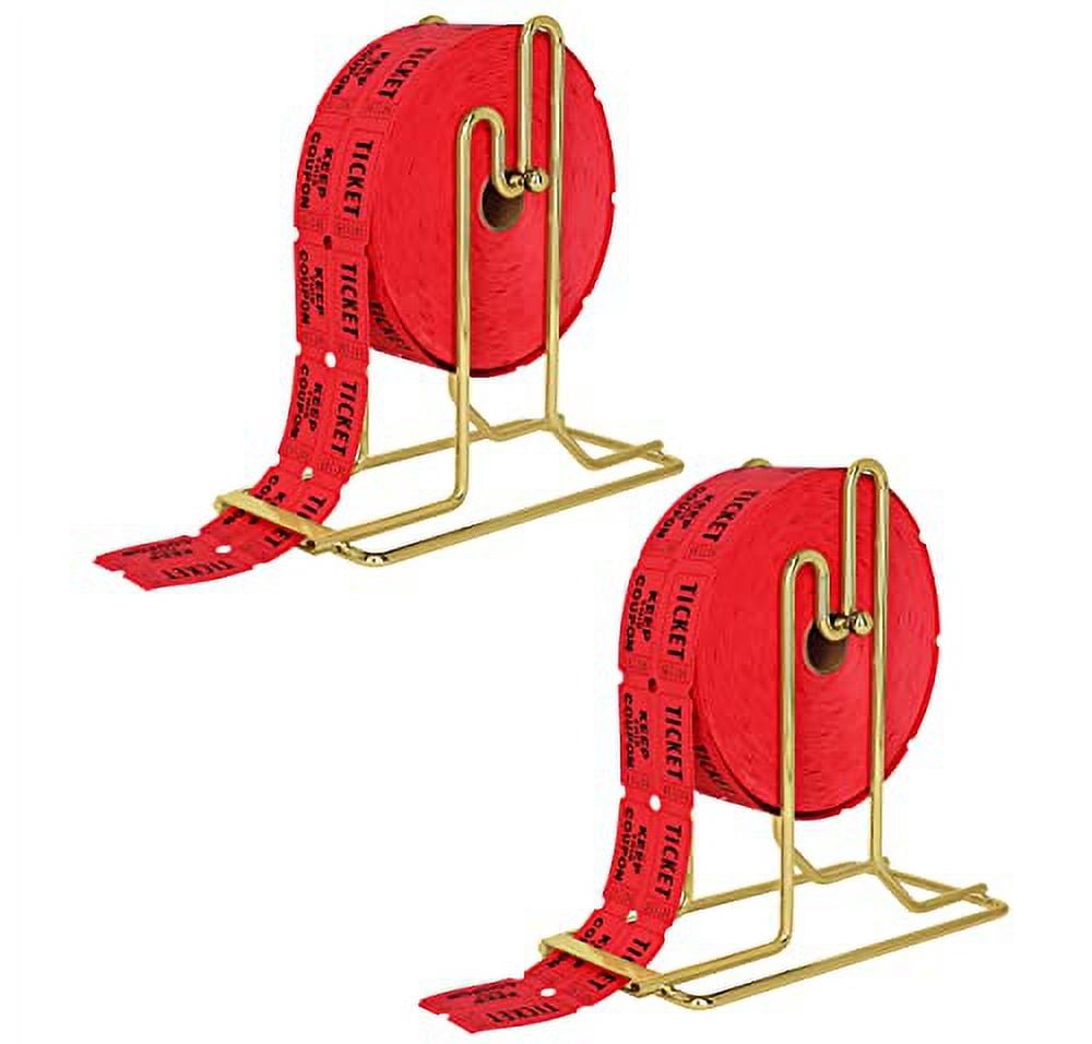 Jigitz Raffle Ticket Holder Stand 2 Pack - Brass Ticket Dispenser ...