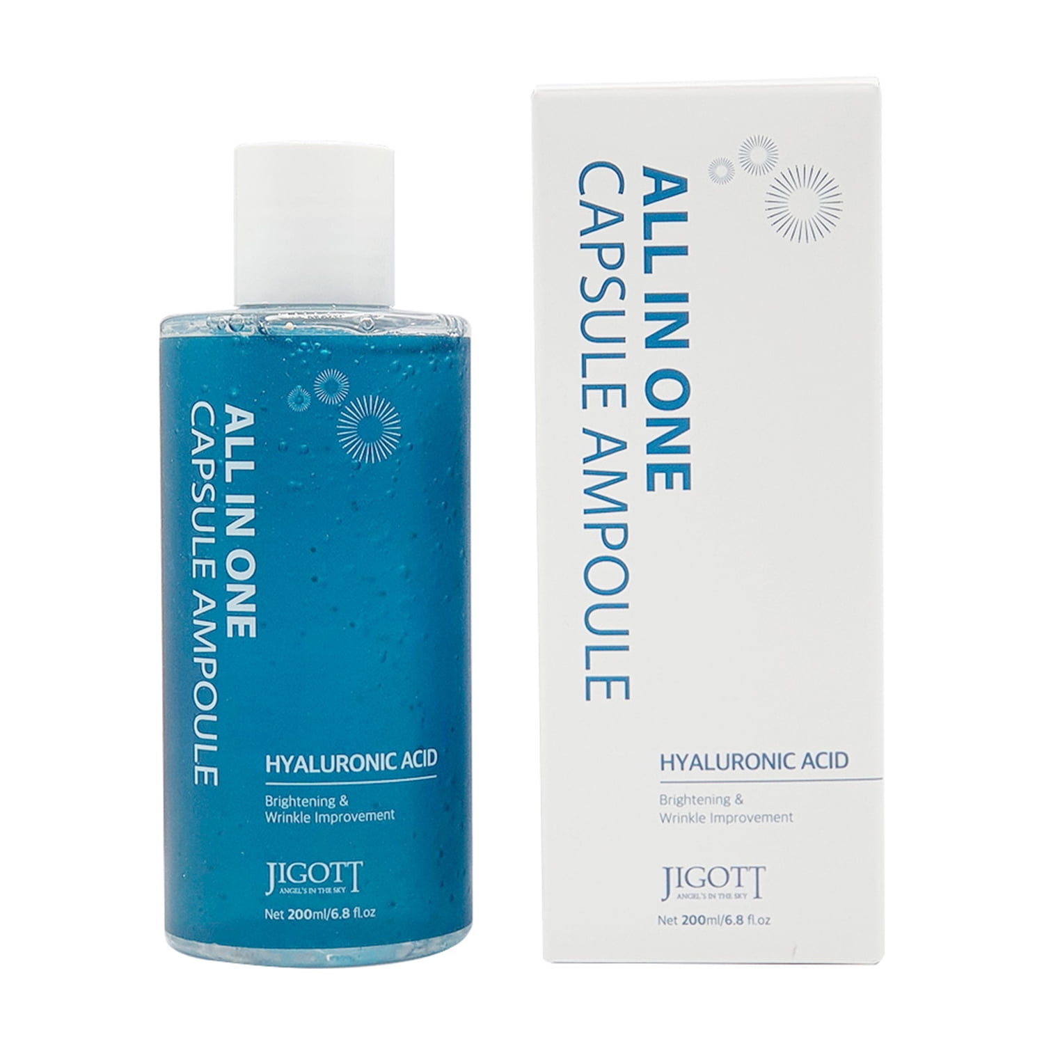Jigott All-In-One Hyaluronic Acid Capsule Ampoule, 6.8 fl oz. (200ml ...