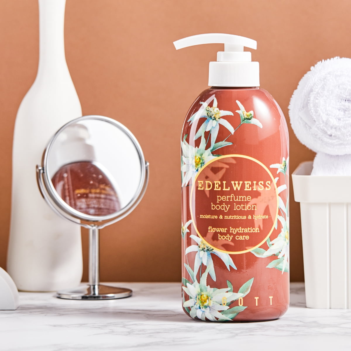 Jigott Edelweiss Perfume Body Lotion 16.9 fl oz (500ml), For Sensitive ...