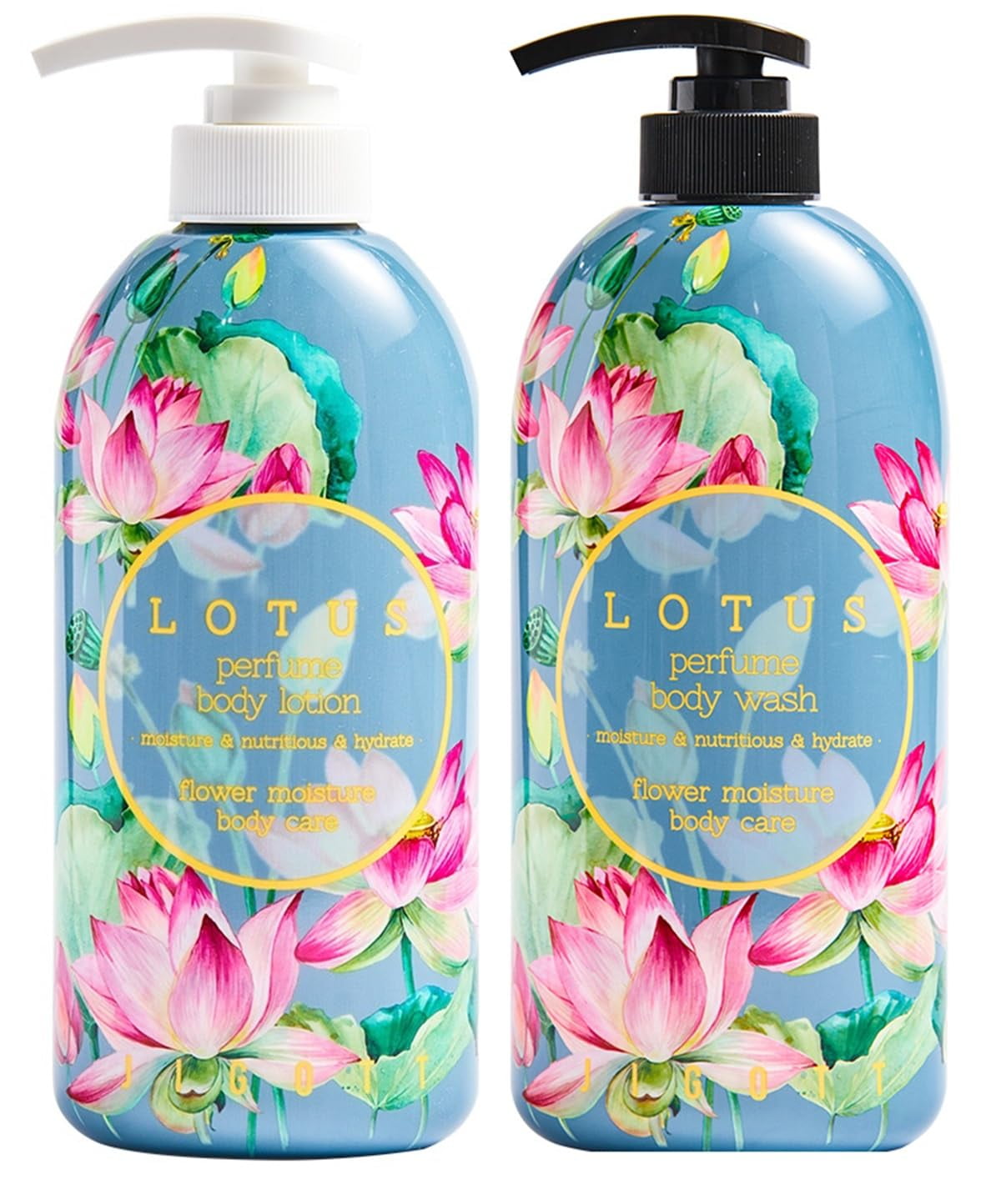 Jigott - Lotus Perfume Body Wash 25.36 FL OZ / 750ml + Lotus Perfume ...