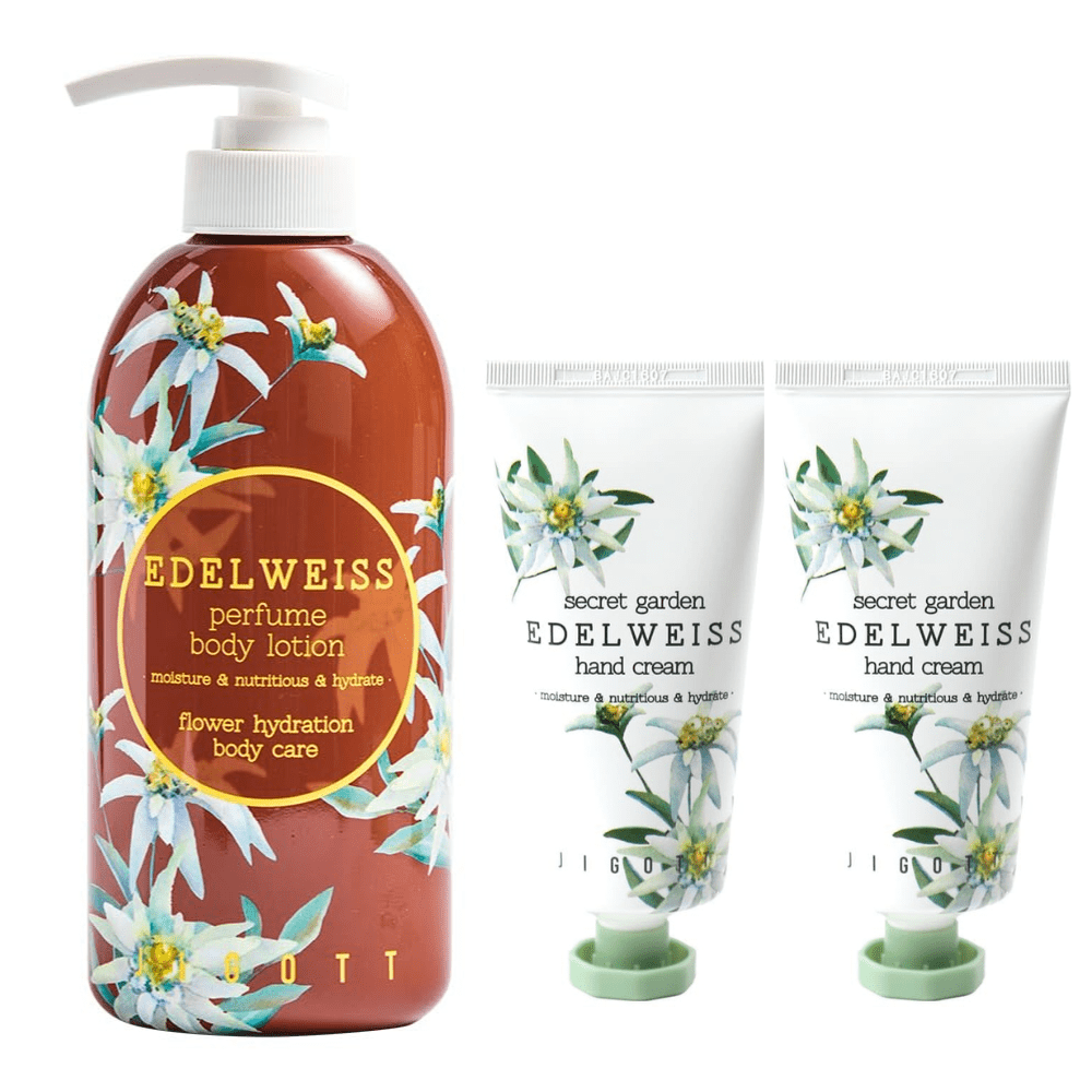 Jigott Secret Garden Edelweiss Body Lotion 750ml/25.36fl.oz & Hand ...