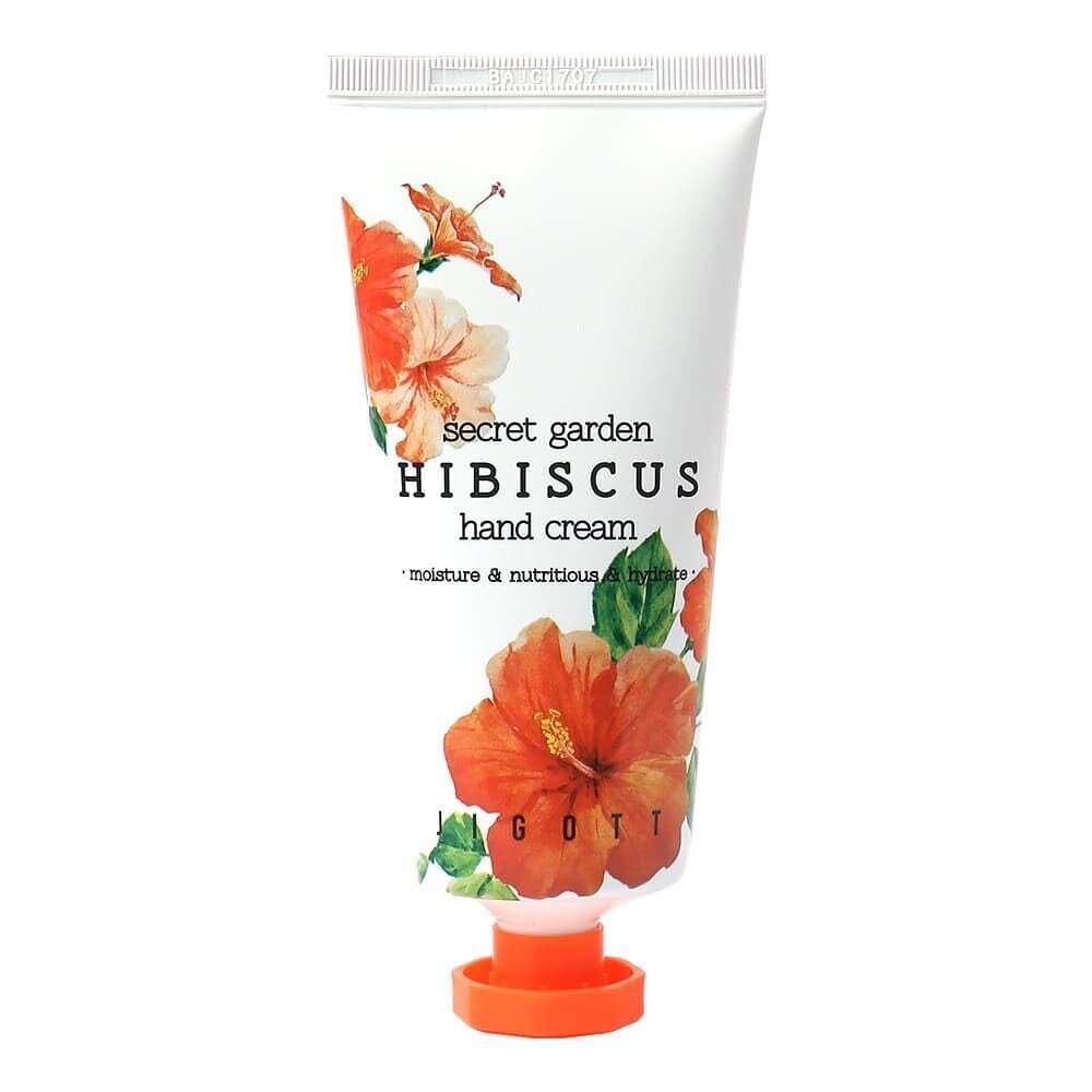 Jigott Secret Garden Hibiscus Hand Cream 100ml - Hydrate & Nourish Your ...