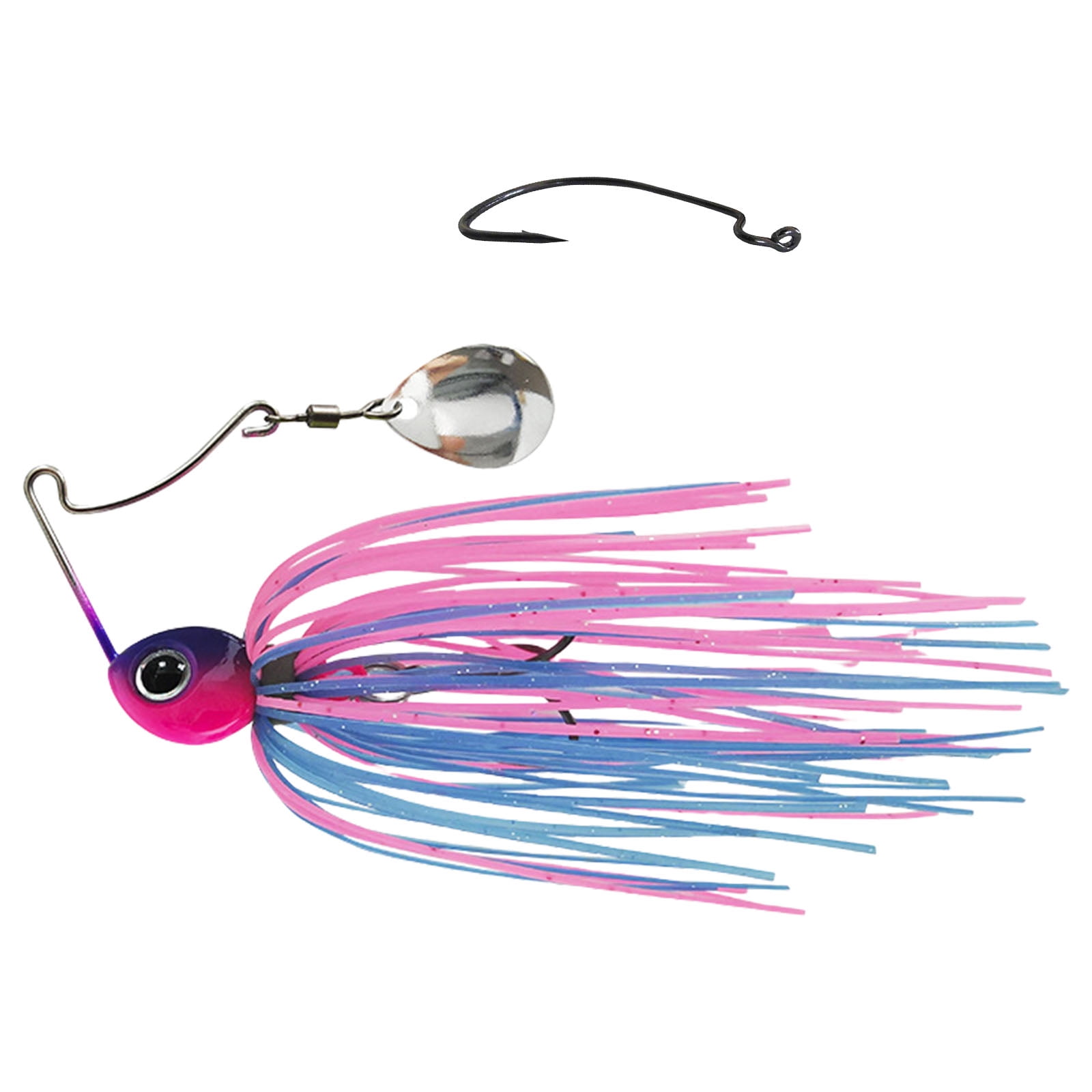 Jigs Head Lures Buzzbaits for Trout Swim Jigs Lures with Skirt & Hook ...