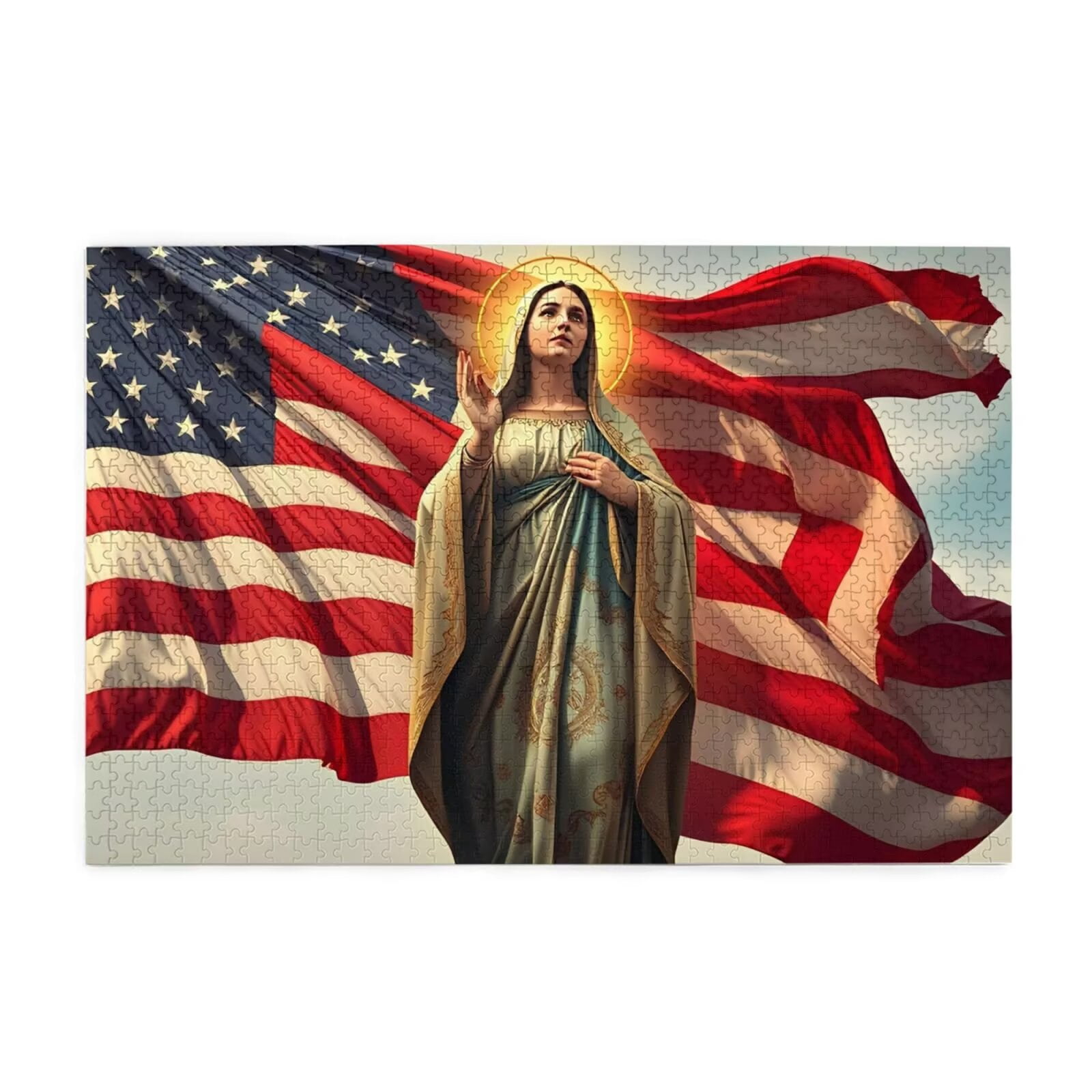 Jigsaw 1000 Pieces - Flag Day Adult Challenge Puzzle Game Game Night ...