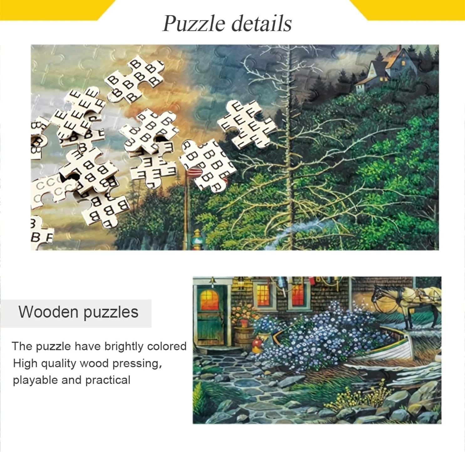 Jigsaw Puzzle 1000 Piece Arte Vita Fairytale Village Wooden Puzzle ...