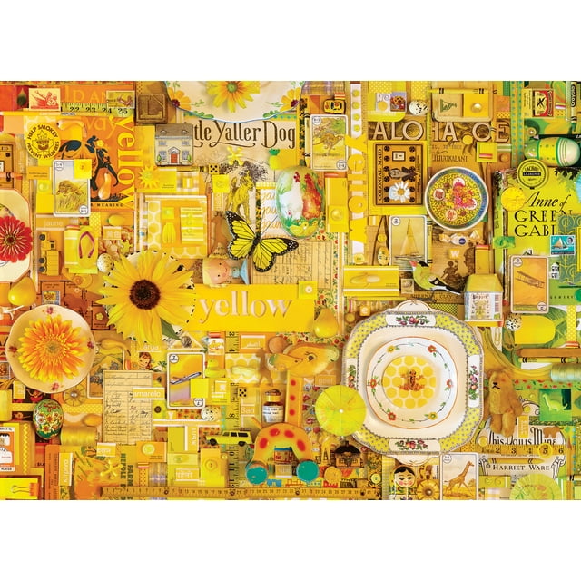 Jigsaw Puzzle 1000 Pieces 26.625"X19.25"-Rainbow Project - Yellow ...