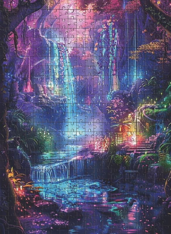 Jigsaw Puzzle 1000 Pieces for Adults Magical Forest Jigsaw Puzzle ...