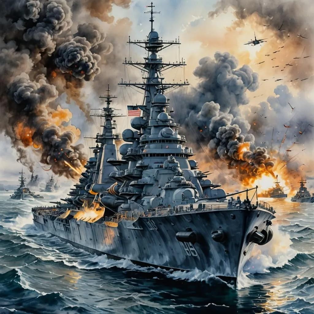 Jigsaw Puzzle 1000 Pieces for Adults Pearl Harbor Battleship vs. Ship ...