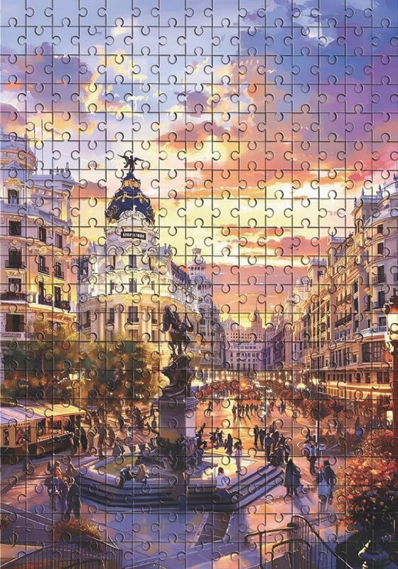 Jigsaw Puzzle 1000 Pieces for Adults Puerta del Sol Square Spain ...