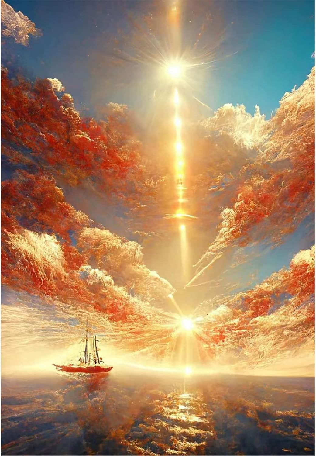 Jigsaw Puzzle 1000 Pieces for Adults Sunset Over The Sea Challenging ...