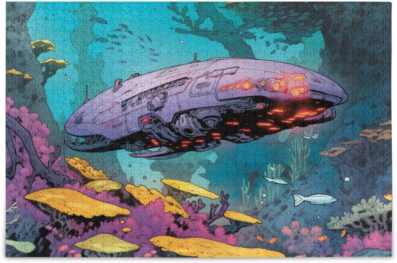 Jigsaw Puzzle 1000 Pieces-Modern Submarine Picture, Zigsaw Puzzles for ...