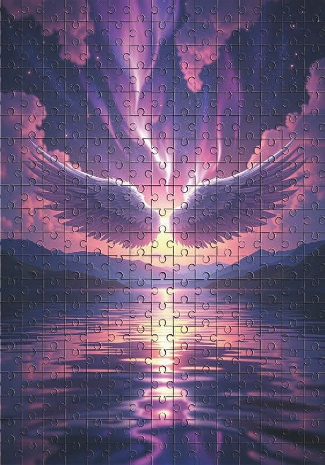 Jigsaw Puzzle 1000 Pieces for Adults Angel Wings Challenging ...