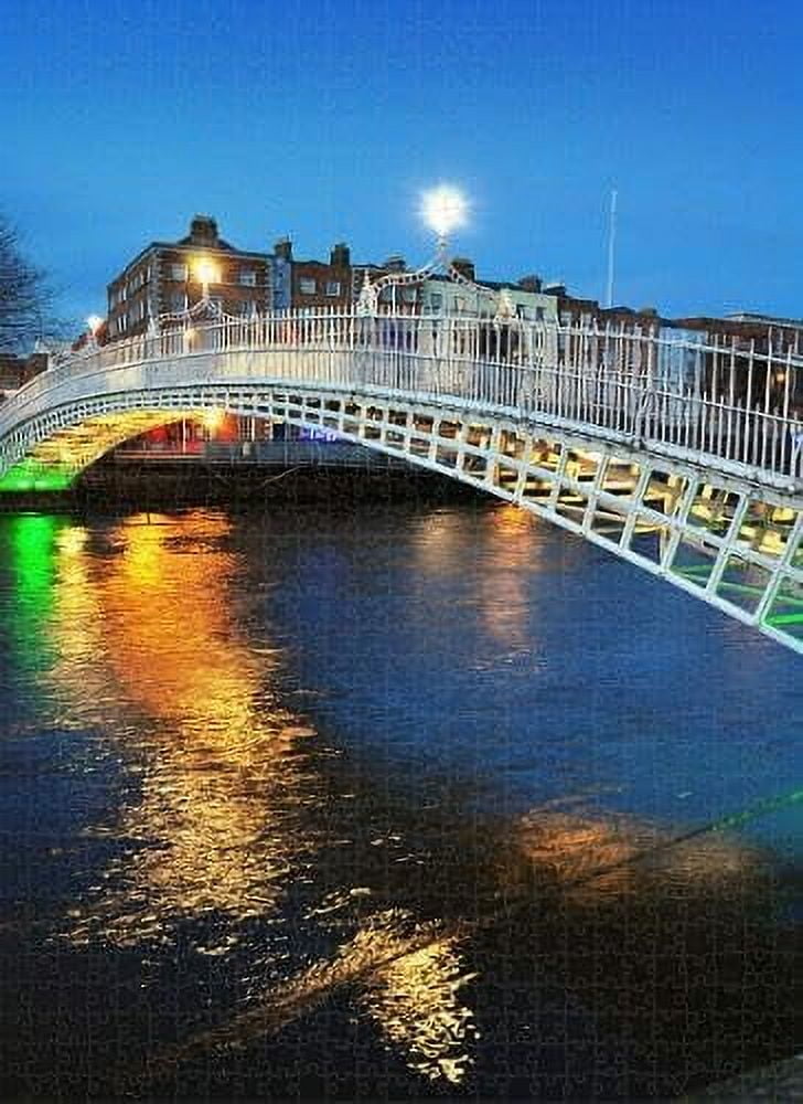 Jigsaw Puzzle 1000 Pieces for Adults Bridge Dublin Puzzles Gift Family ...