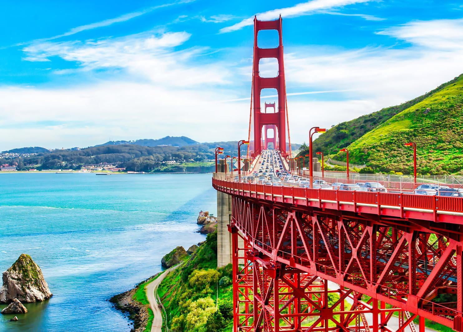 Jigsaw Puzzle 1000 Pieces for Adults Golden Gate Bridge Challenging ...