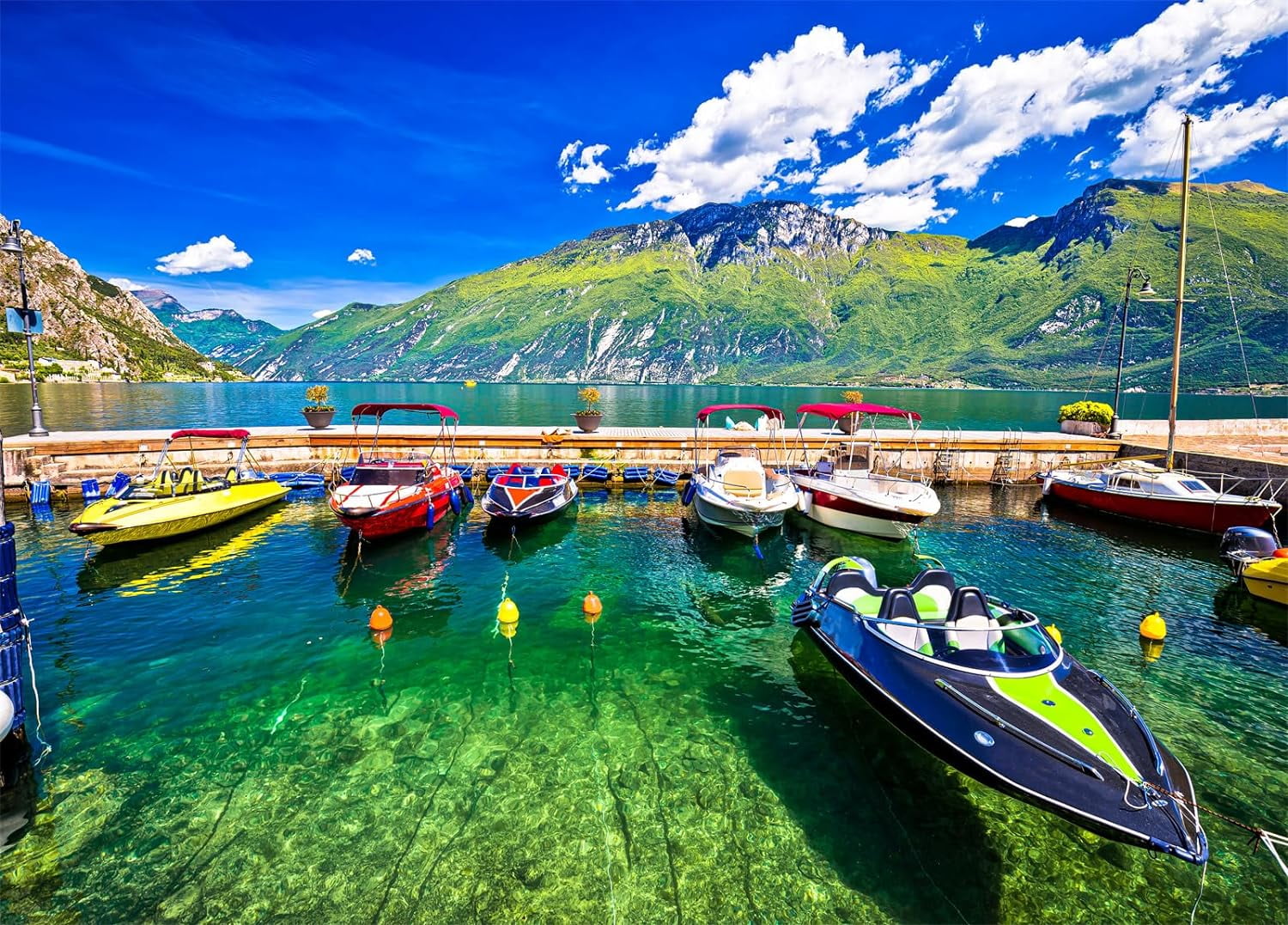 Jigsaw Puzzle 1000 Pieces for Adults Lake Garda Famous Scenery ...