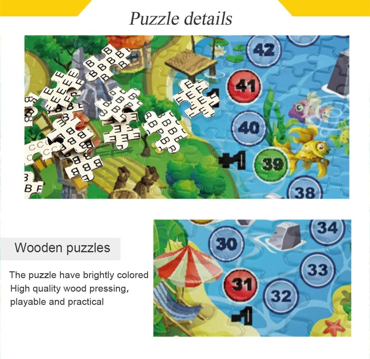 Jigsaw Puzzle 500 Piece Treasure Island Board Game Puzzle Made of ...